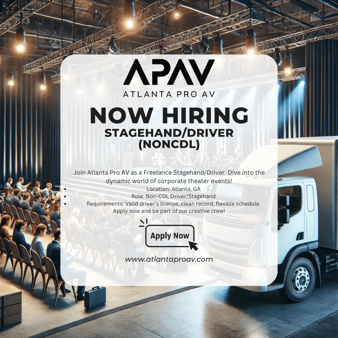 Employment (now hiring) - Atlanta Pro AV